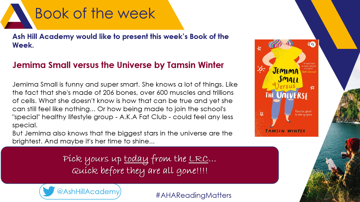 Ash Hill Academy Book of the week! - Ash Hill Academy